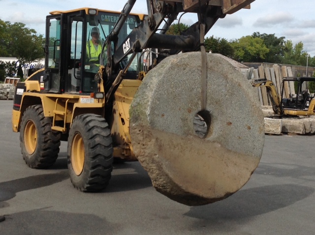 Rockport granite mill stone | Olde New England Granite