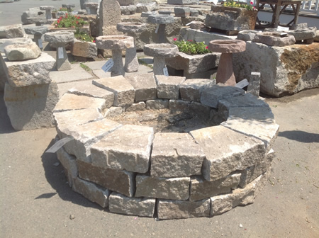 Reclaimed Granite Fire Pit Kits - Olde New England Granite