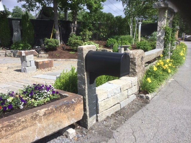Stop by our reclaimed granite outdoor showroom - Olde New England Granite