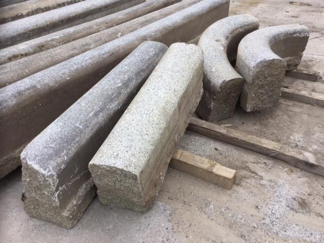 Reclaimed Ornate Radius Curb - Olde New England Granite