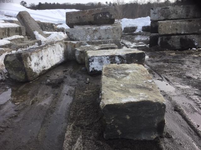 Beautiful Reclaimed Granite Railroad Trestle Blocks | Olde New England ...