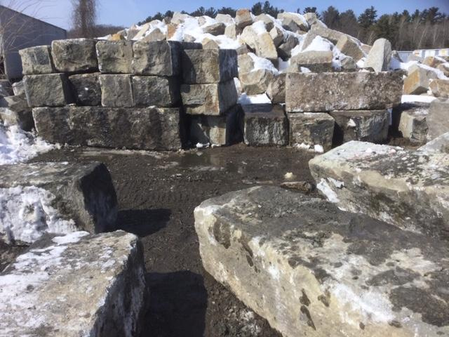 Beautiful Reclaimed Granite Railroad Trestle Blocks | Olde New England ...