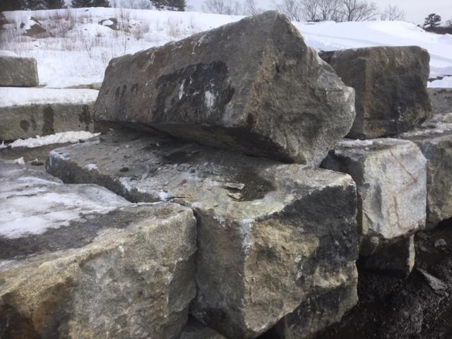 Beautiful Reclaimed Granite Railroad Trestle Blocks | Olde New England ...
